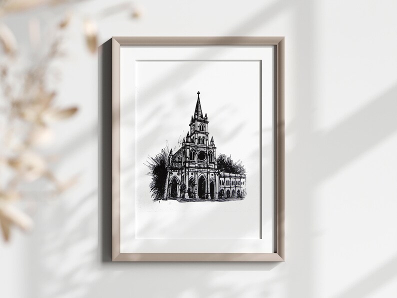 Printable Digital Wall Art, Singapore Landmark, Chijmes, Asian ...