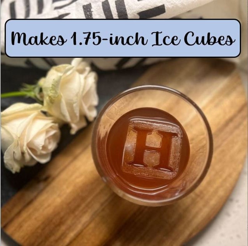 Custom Ice Cube Mold Makes 1.75 Cubes. Personalized - Etsy