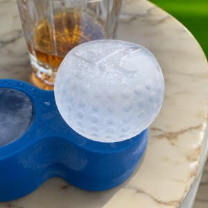 Personalized Golf Ball Ice Mold | Custom Whiskey Ice Tray - Etsy