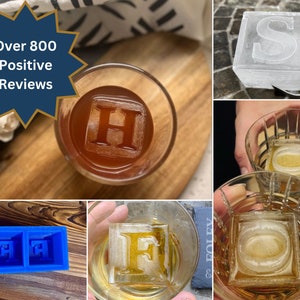 Custom Hexagon Ice Mold - Add Your Initials - Custom Silicone Molds ...