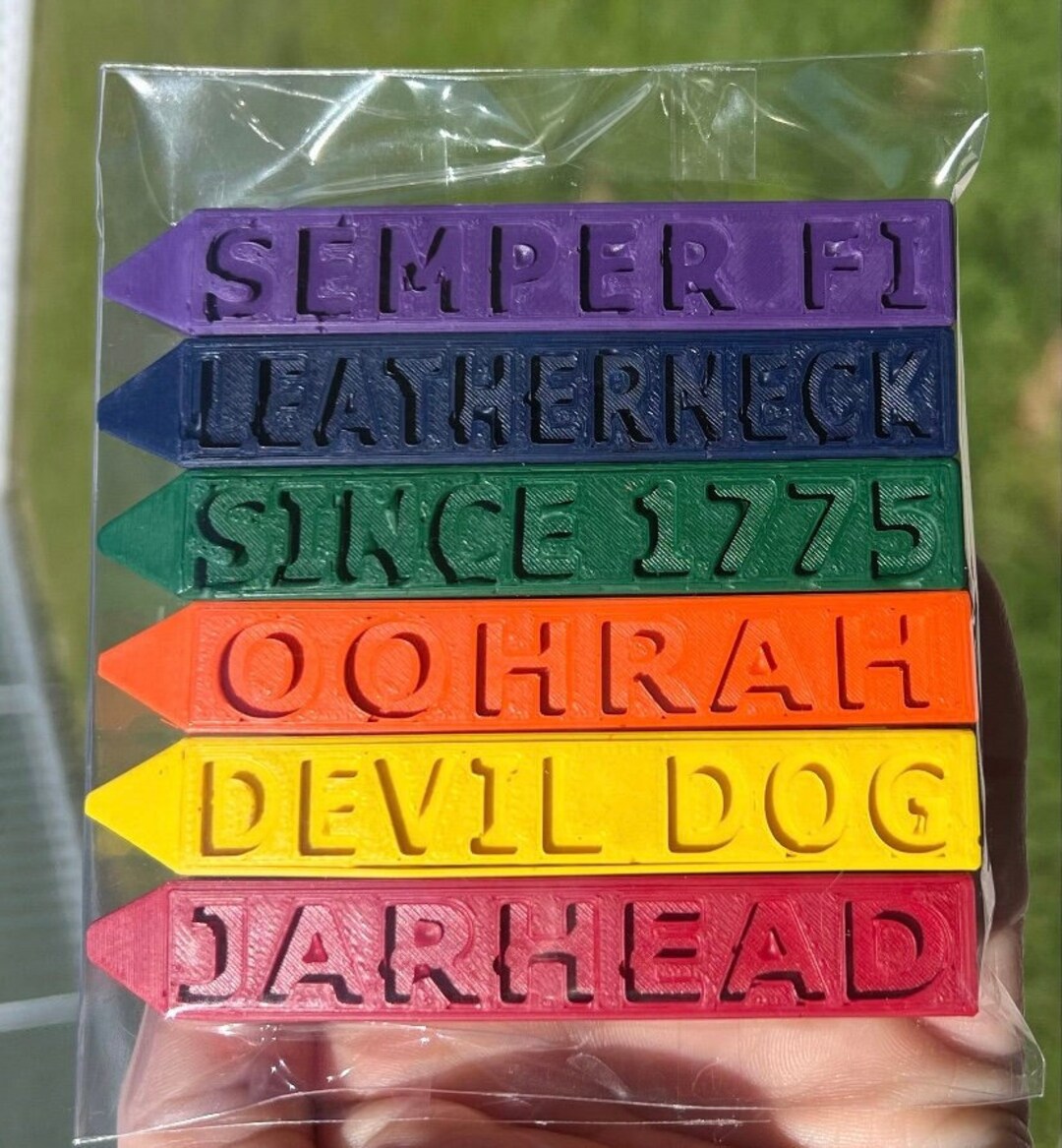 US Marines Crayon Mold Custom Silicone Mold Make Your Own Crayons for ...