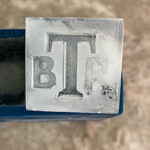 Custom Monogram Ice Mold - Add Your Monogram Initials - Custom Silicone ...