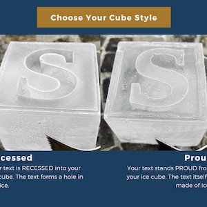 Custom Hexagon Ice Mold - Add Your Initials - Custom Silicone Molds ...