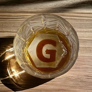 Custom Hexagon Ice Mold - Add Your Initials - Custom Silicone Molds ...