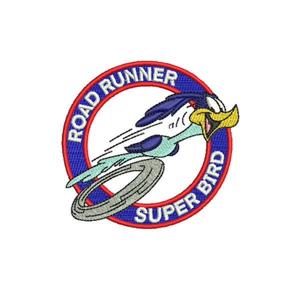 Road Runner Embroidery Design - Etsy