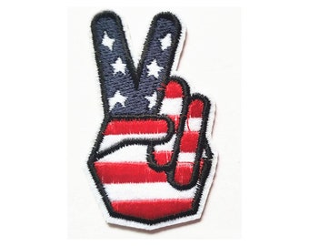 Peace Sign Patch - Etsy UK