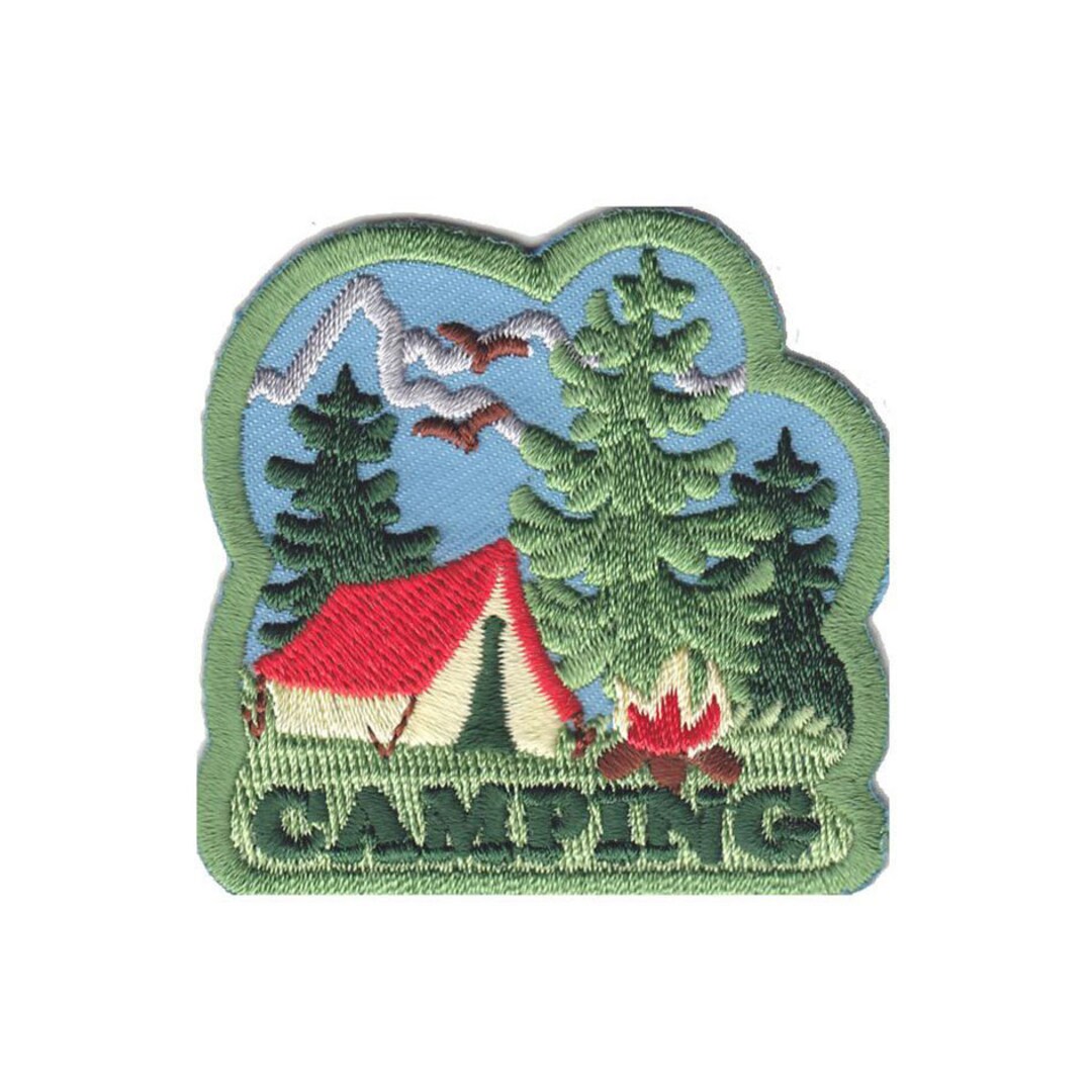 Camping Patch Iron On - Etsy