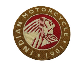 Retro Indian Motorcycle Chief Iron on Biker Patch - Etsy