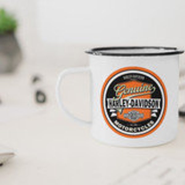 Harley Davidson Round Logo - Etsy