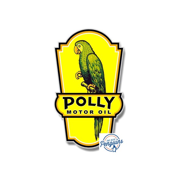 Polly Gas Motor Oil Vinyl Die Cut Decal 6 Inch - Etsy