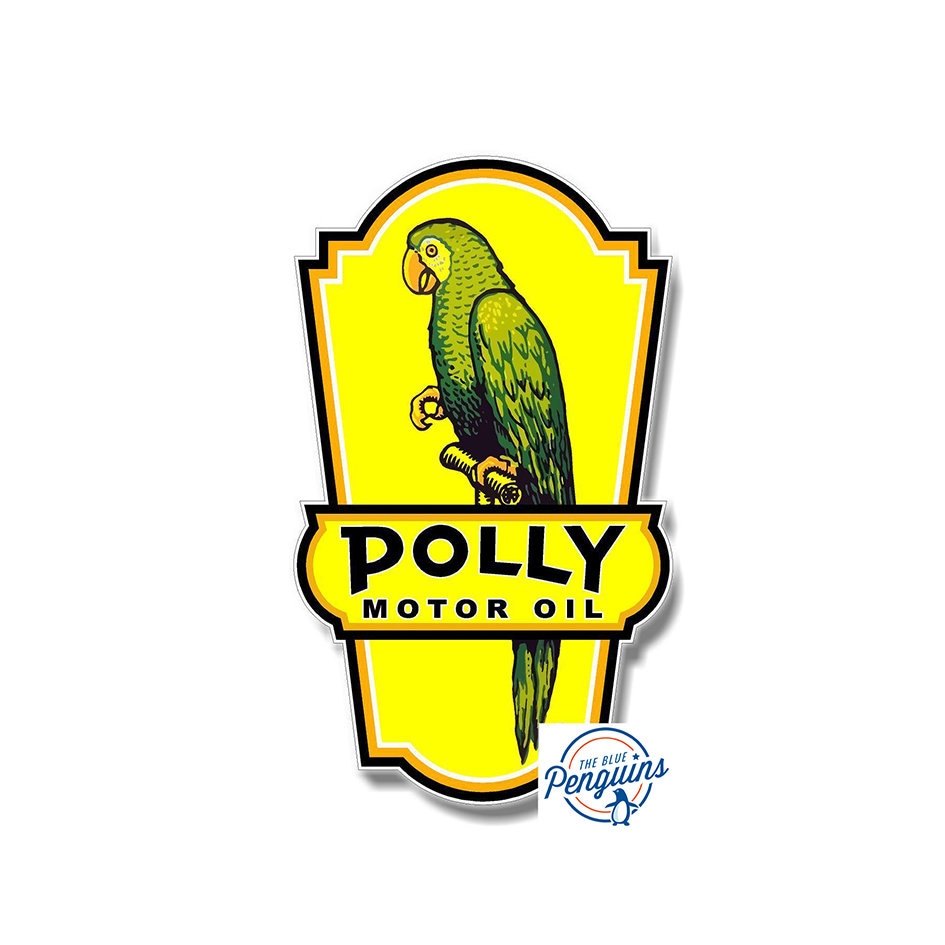 Polly Gas Motor Oil Vinyl Die Cut Decal 6 Inch - Etsy