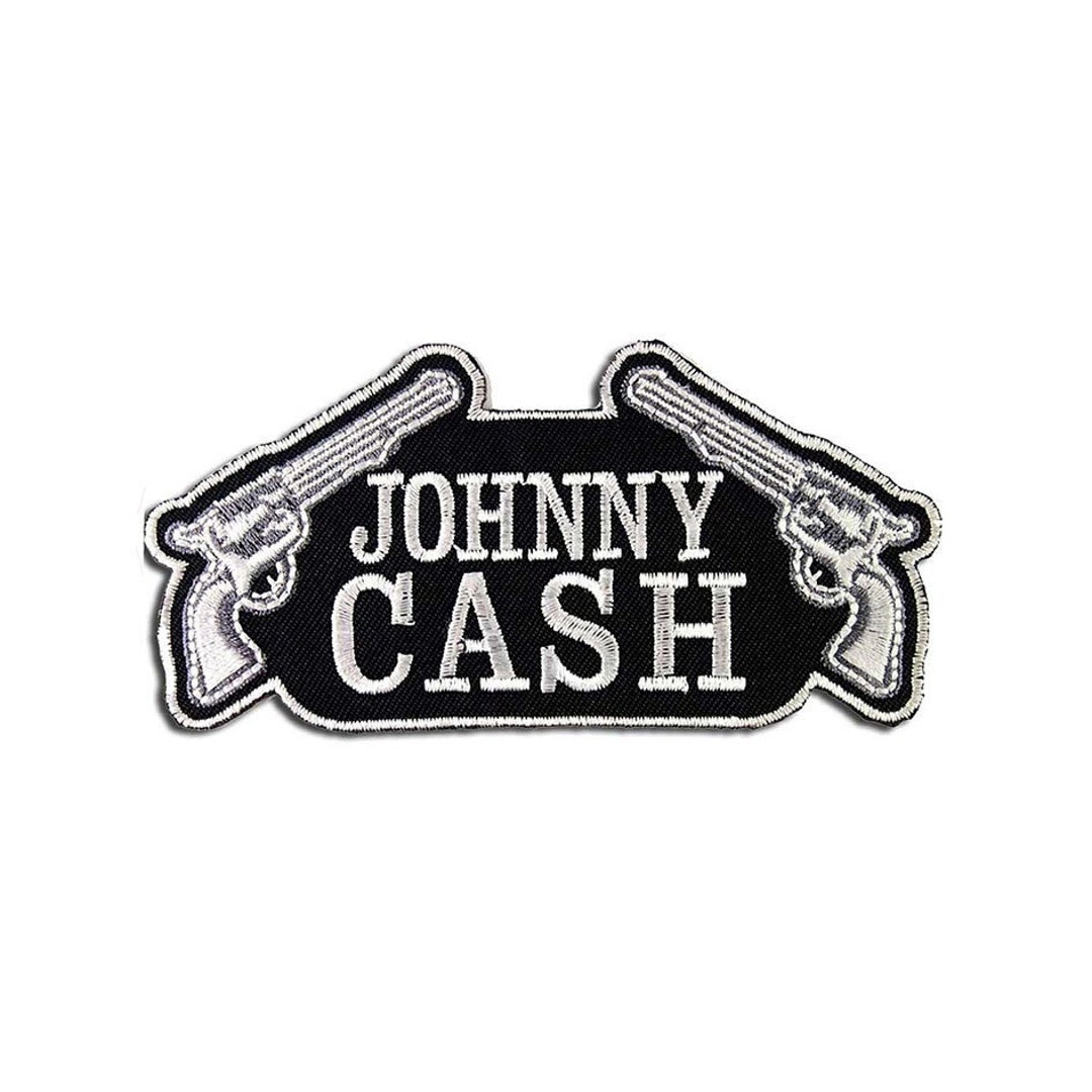 Johnny Cash Double Guns Patch Iron On - Etsy