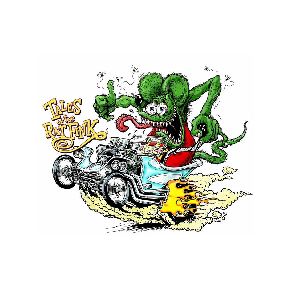 Tales of Rat Fink 5 Inch Decal Ed "Big Daddy" Roth Kustom Kulture sold ...