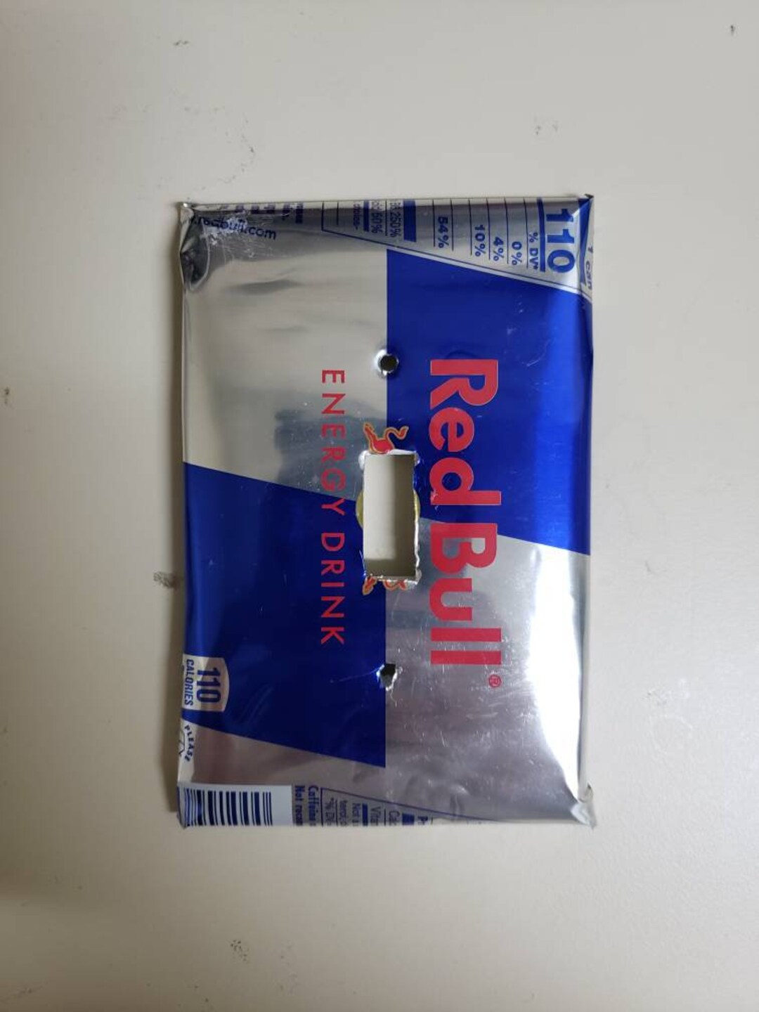 Red Bull Light Switch Plate - Etsy
