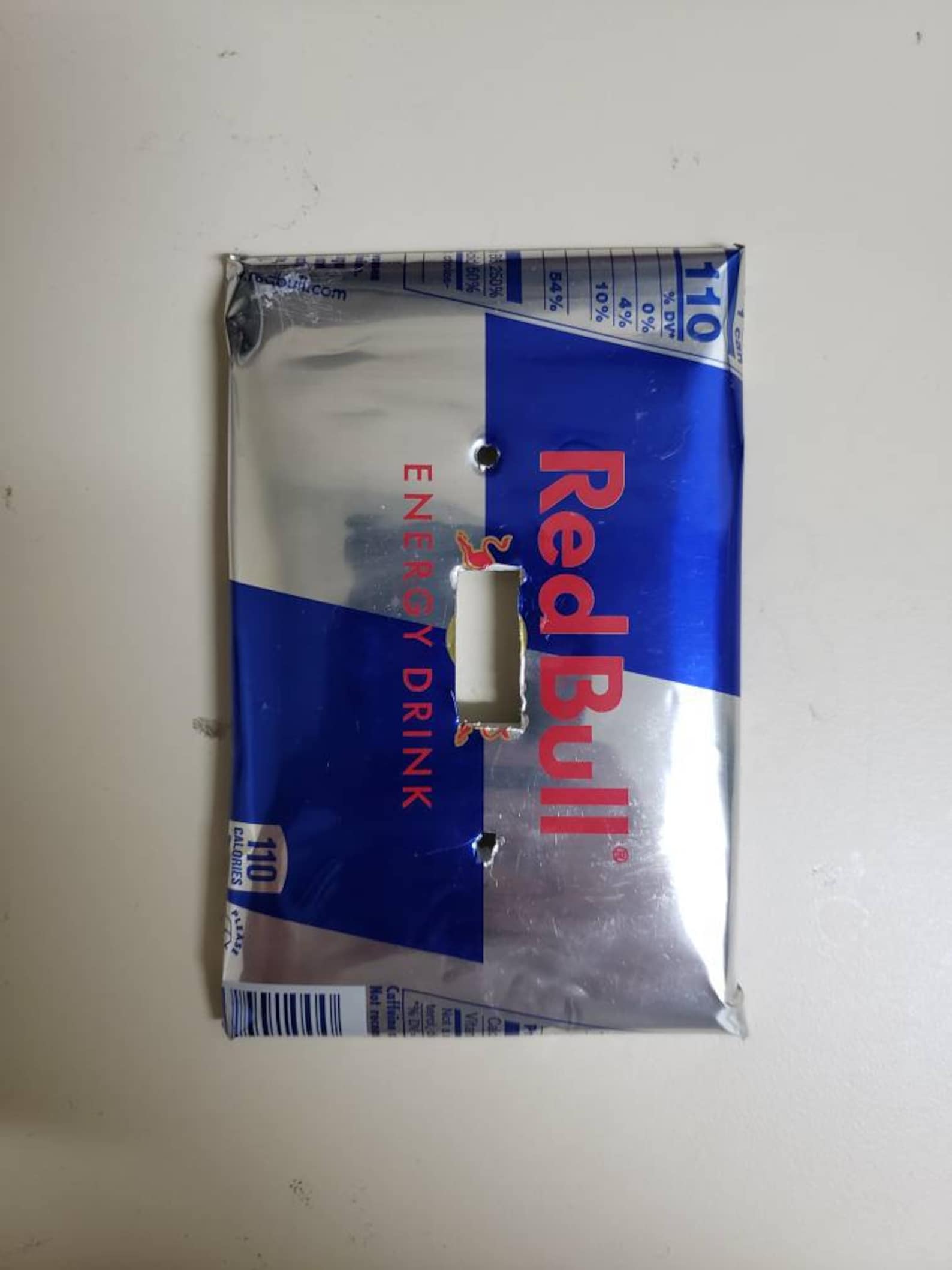 Red Bull Light Switch Plate - Etsy