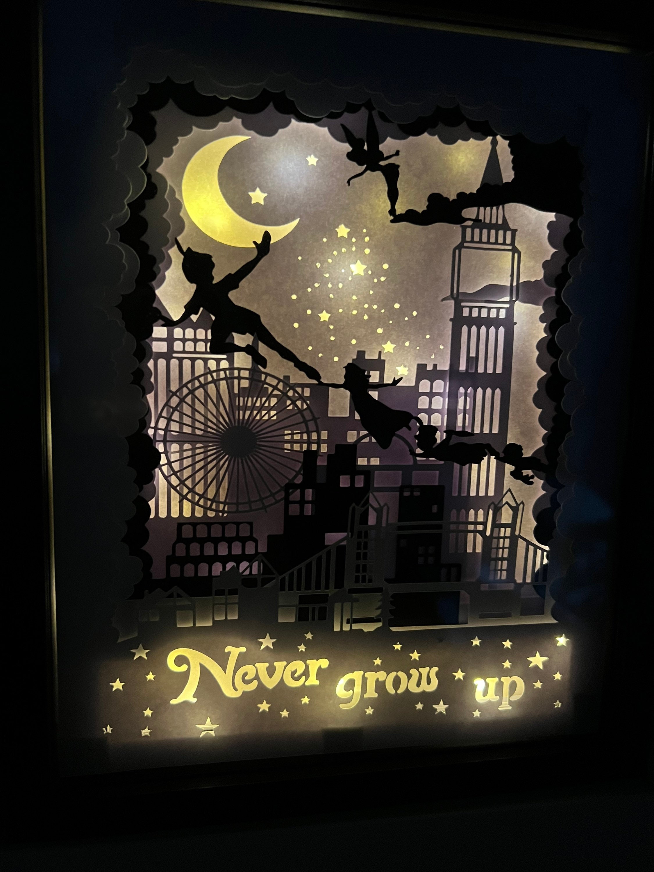 Peter Pan Shadow Lamp