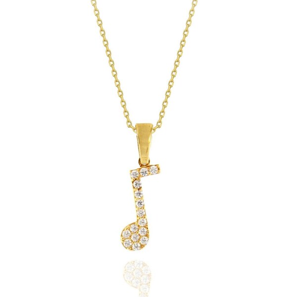 Gold Music Note - Etsy