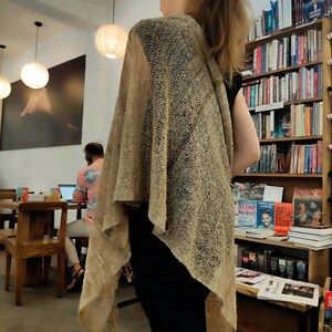Hand Knitted Himalayan Nettle Shawl: Eco-friendly, Unique - Etsy