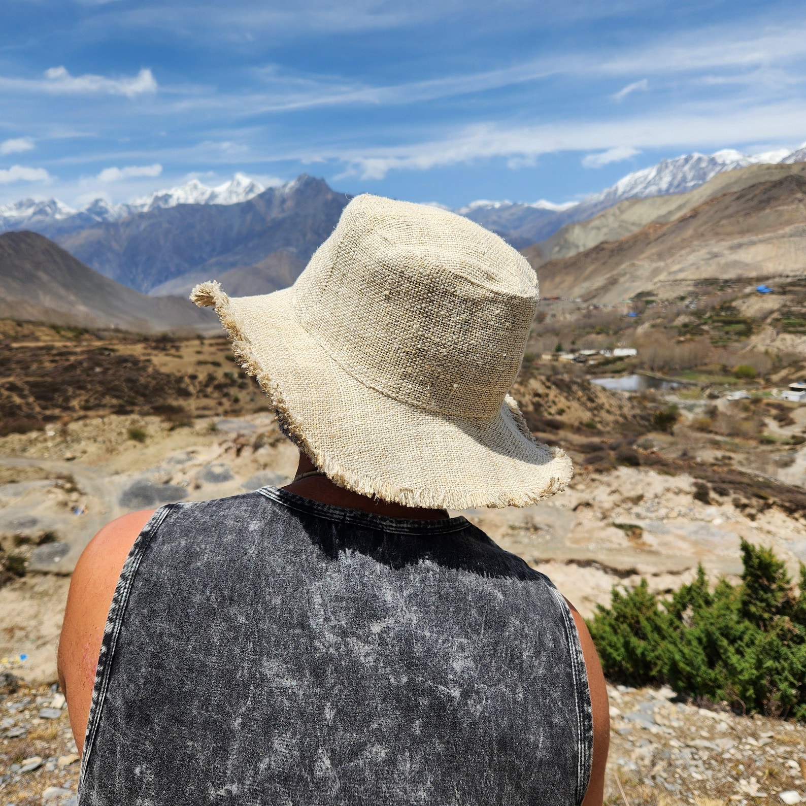 Handmade Wide Brim Hemp Hat: Men's Boho Festival Sun Hat - Etsy