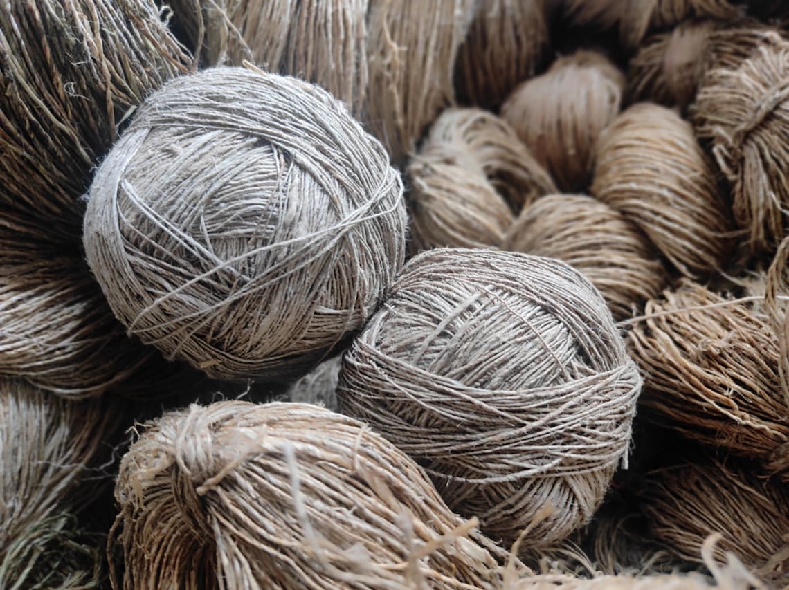 Organic Nettle Yarn: Hand-harvested Fiber for Crochet and Knitting ...