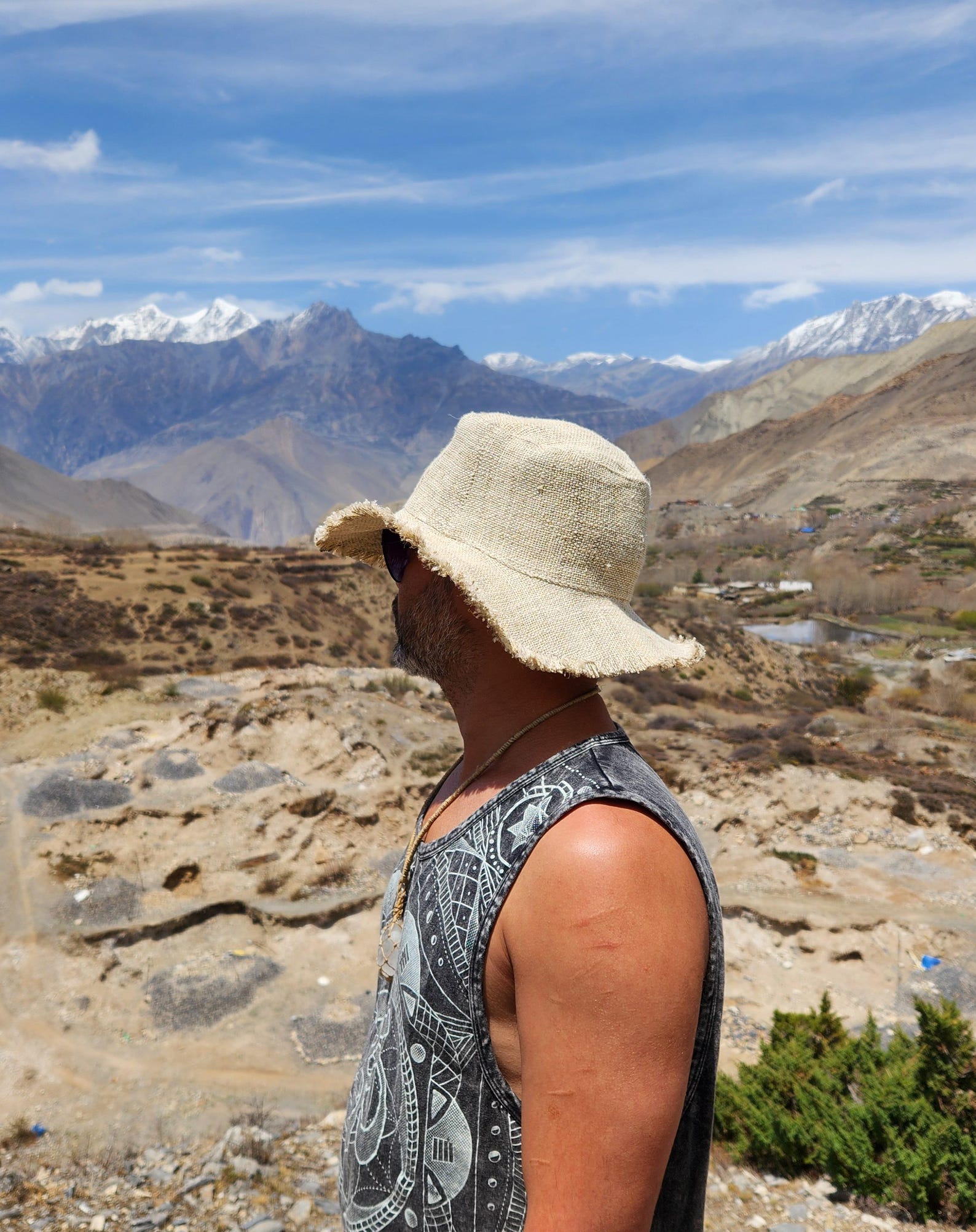 Handmade Wide Brim Hemp Hat: Men's Boho Festival Sun Hat - Etsy