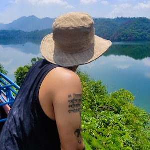 Handmade Nettle Cowboy Hat: Lightweight Eco-friendly Sun Protection - Etsy