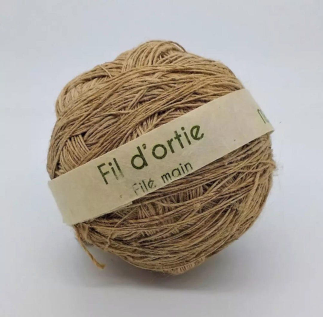 Organic Nettle Yarn: Hand-harvested Fiber for Crochet and Knitting ...