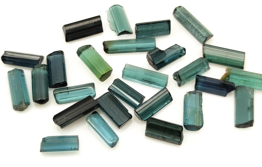 Natural Blue Tourmaline, Tourmalinetube,tourmaline Pencil, Tourmaline ...