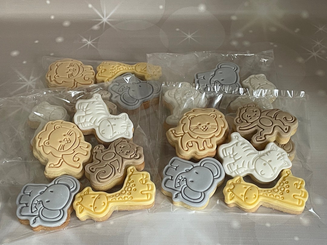 Safari Animal Cookies | Jungle Cookies| Zoo Animal Cookies | Baby ...