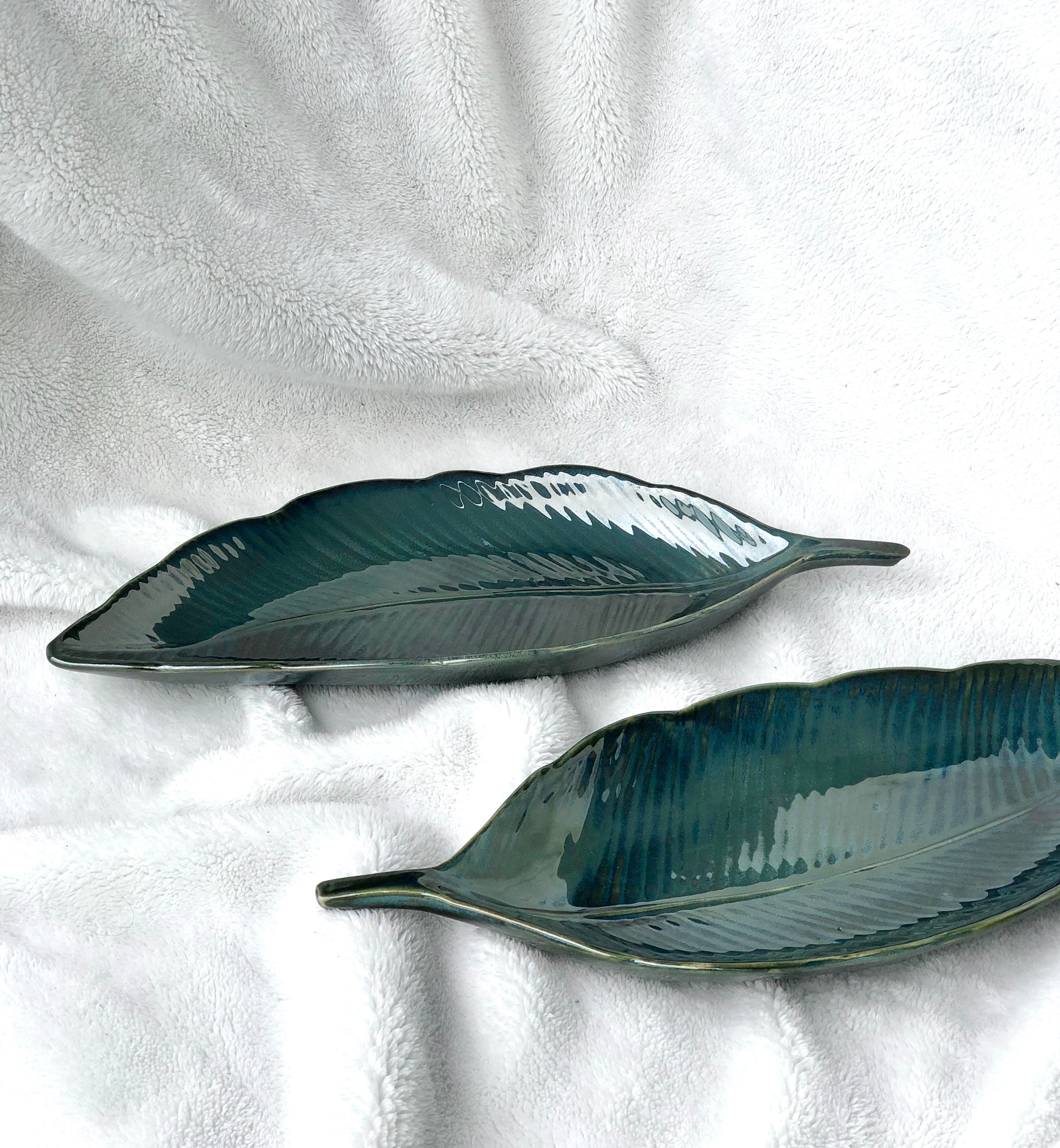 Leaf Shaped Serving Platter - Etsy