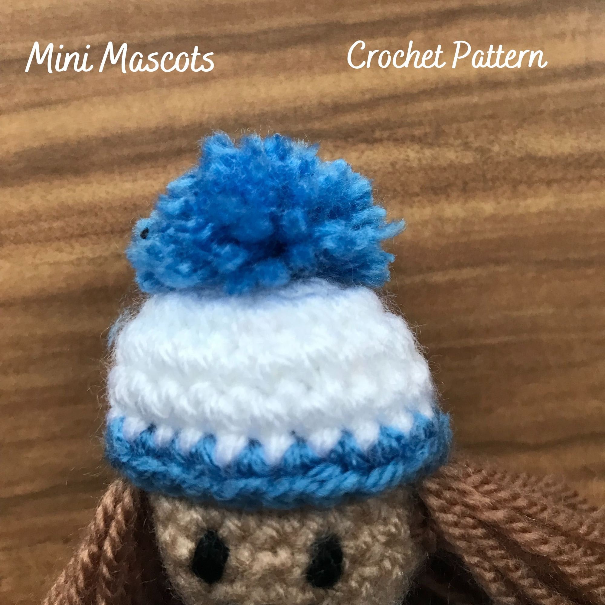 Mini Mascots, Crochet Tiny Dolls as Mascots in Team or School Colours ...