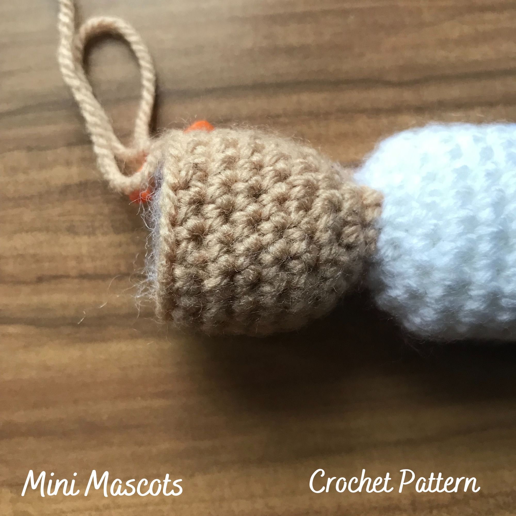 Mini Mascots, Crochet Tiny Dolls as Mascots in Team or School Colours ...