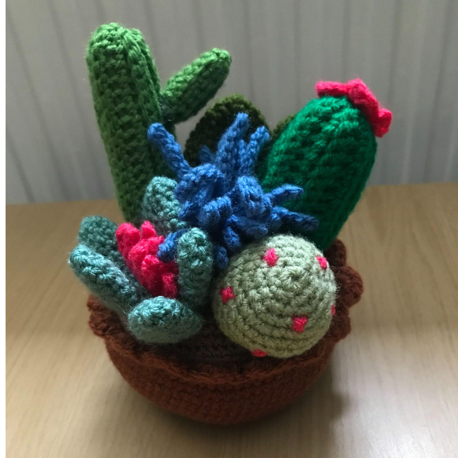 Crochet Succulent Pot Pattern, Beginner Friendly With Photos and Step ...