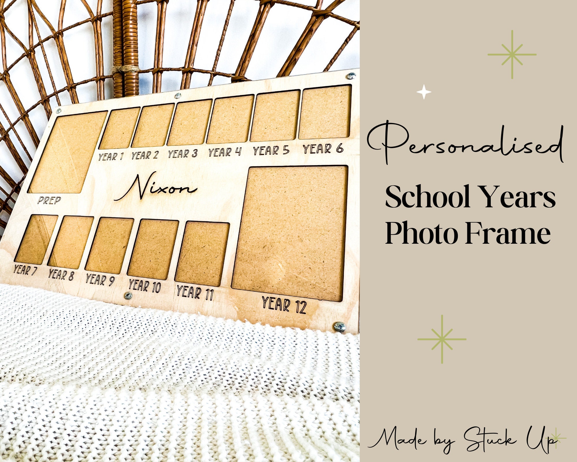 School Years Photo Frame School Photo Frame Custom - Etsy Australia
