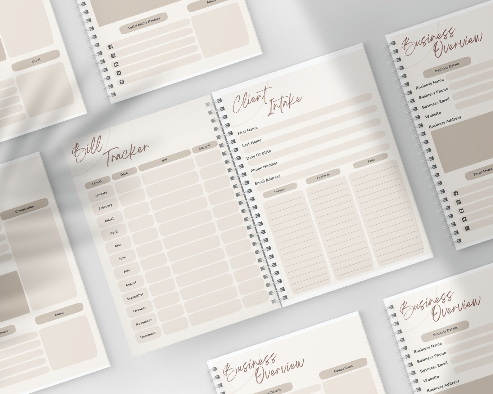 Printable Business Planner, Business Tracker, Happy Printable Planner ...