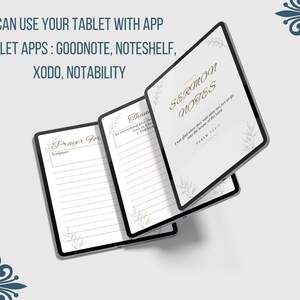 Printable Prayer Journal Template, Bible Study Journal, Sermon Notes ...