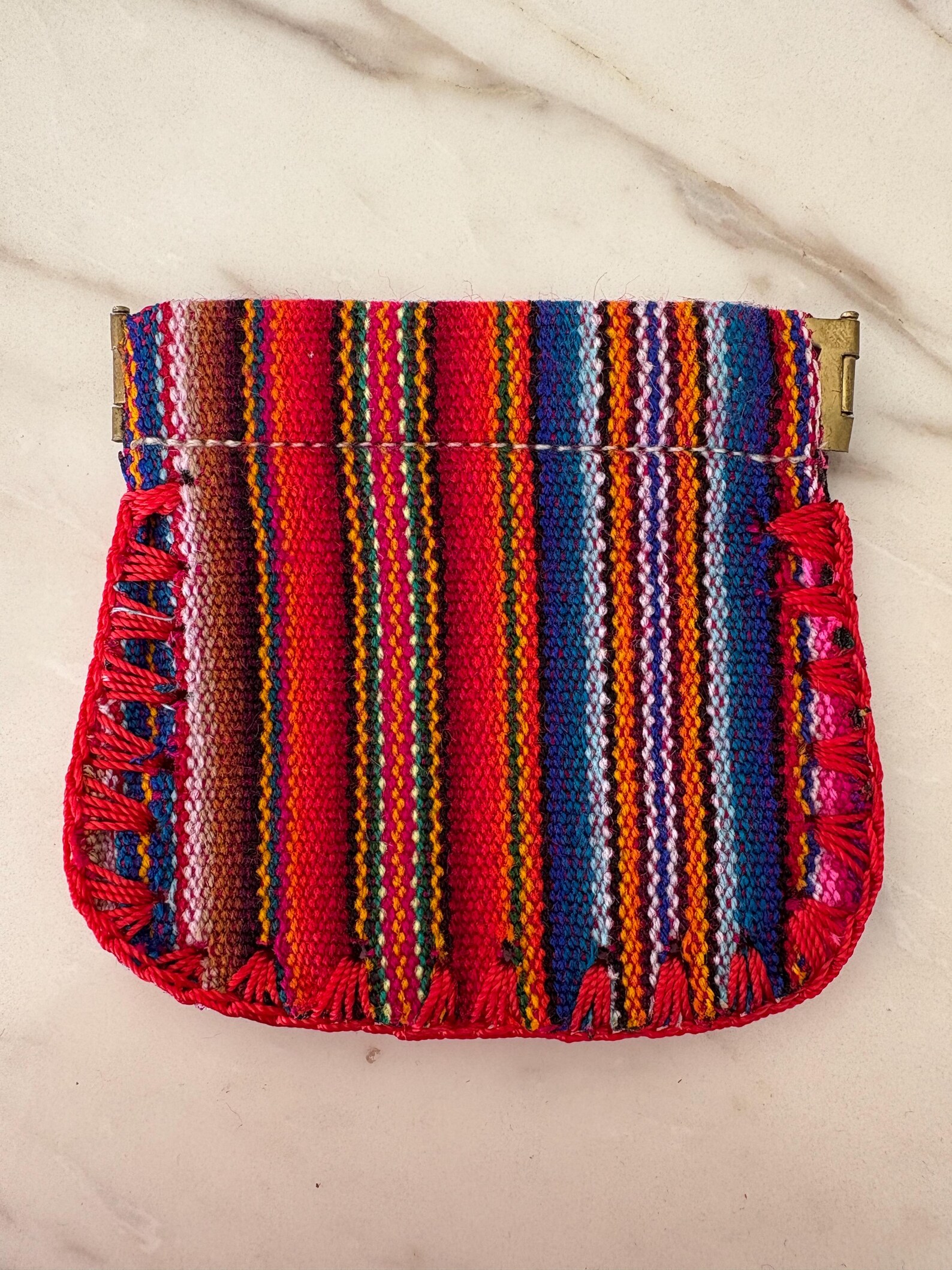 Peruvian Woven Coin Purse, Squeeze Frame Pocket Pouch, Flex Frame Pouch ...