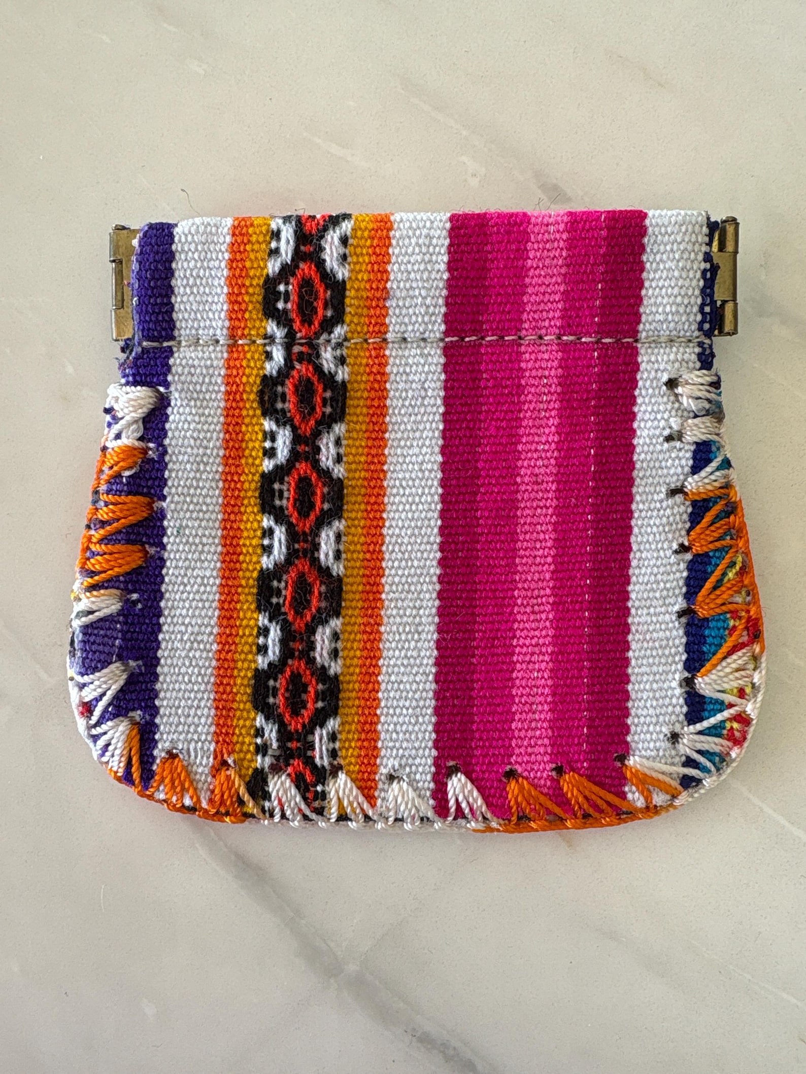 Peruvian Woven Coin Purse, Squeeze Frame Pocket Pouch, Flex Frame Pouch ...