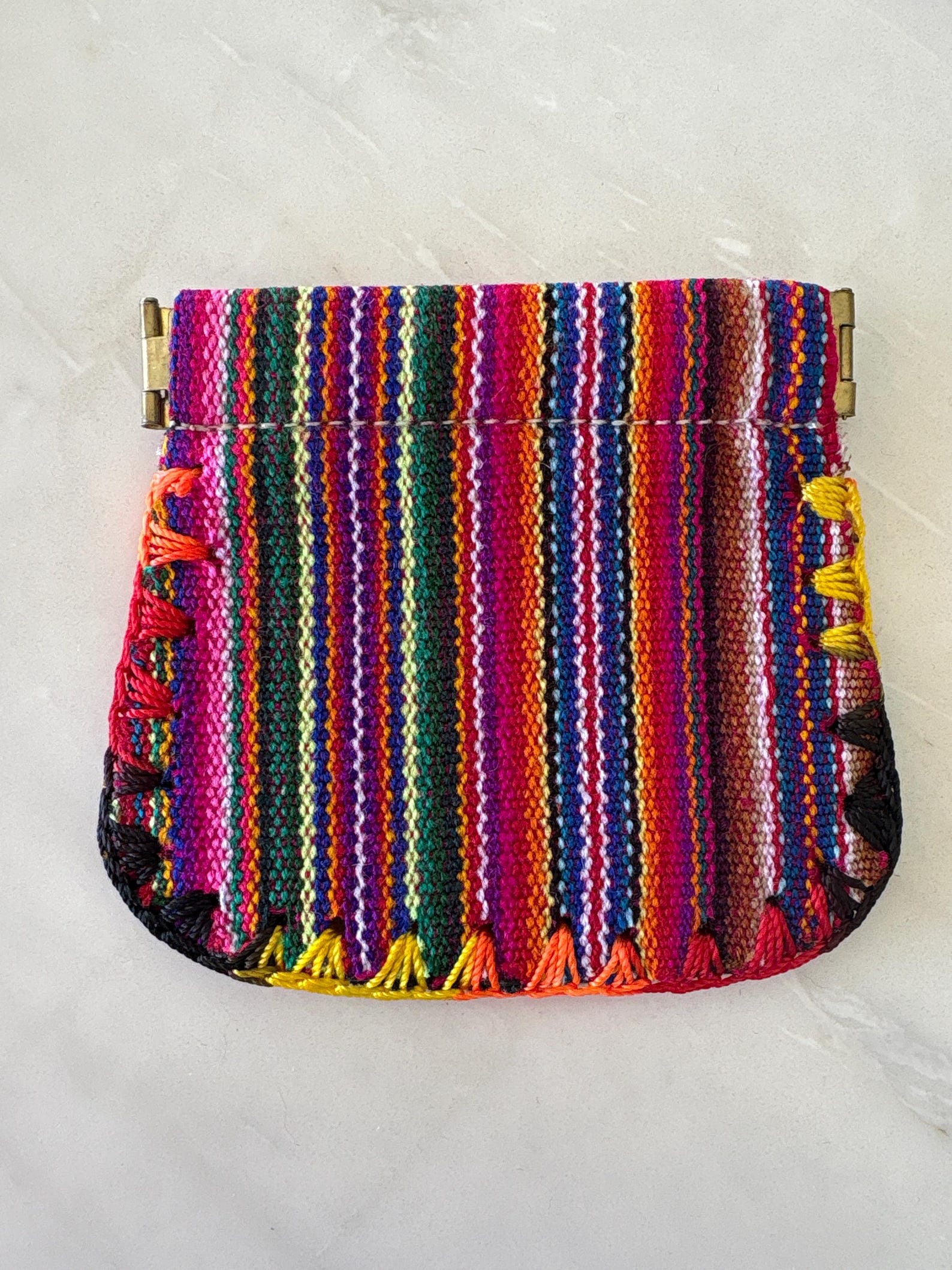 Peruvian Woven Coin Purse, Squeeze Frame Pocket Pouch, Flex Frame Pouch ...