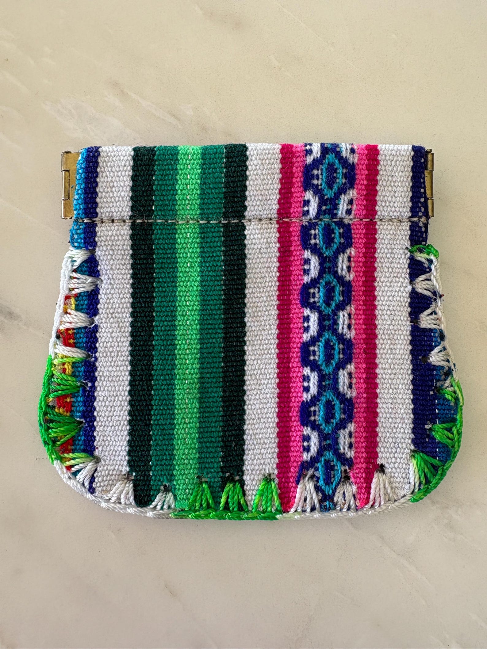 Peruvian Woven Coin Purse, Squeeze Frame Pocket Pouch, Flex Frame Pouch ...