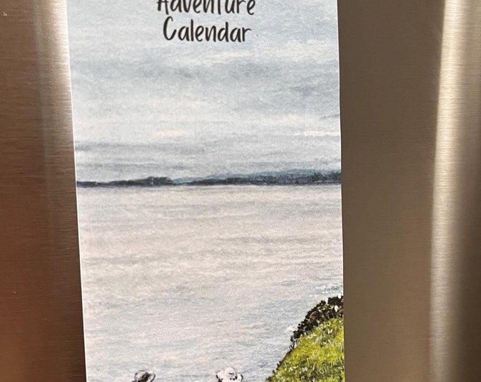 2025 Calendar, Magnetic Fridge Calendar, Watercolor Art Prints ...