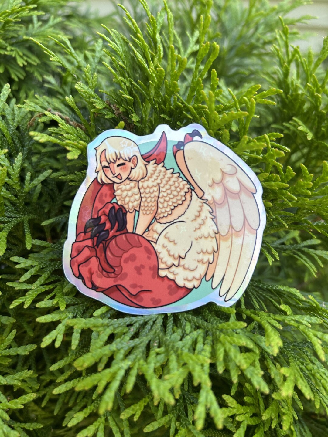 Chimera Falin Touden Dungeon Meshi Holographic Stickers - Etsy