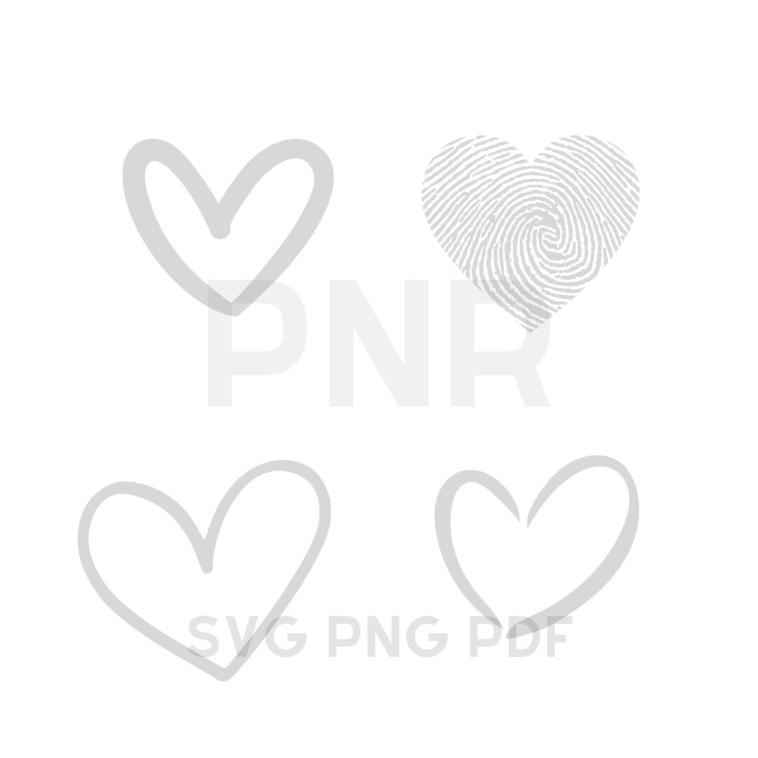 Light Gray Heart, 4 Gray Hearts Svg,png,pdf #d9d9d9, 4 Pieces Svg - Etsy