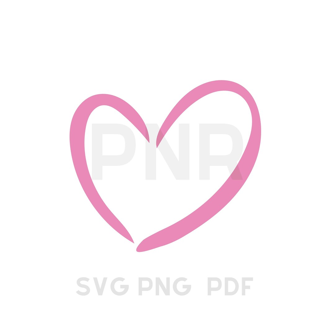 Pink Heart Svg File, Single Heart Svg Png Pdf, Cute Pink Clipart ...