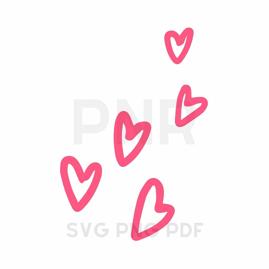 Pink Heart Svg, Single Heart Clipart Png Pdf, Valentine Svg, Cricut ...