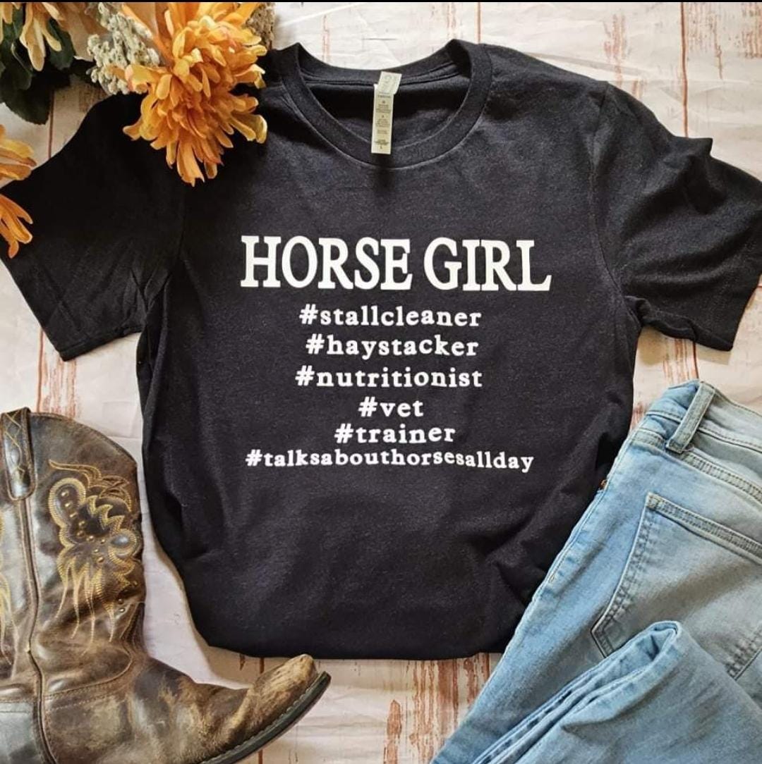 Horse Hashtags Funny Horse Lover Shirt, Horse Shirt, Barrel Racer Tee ...