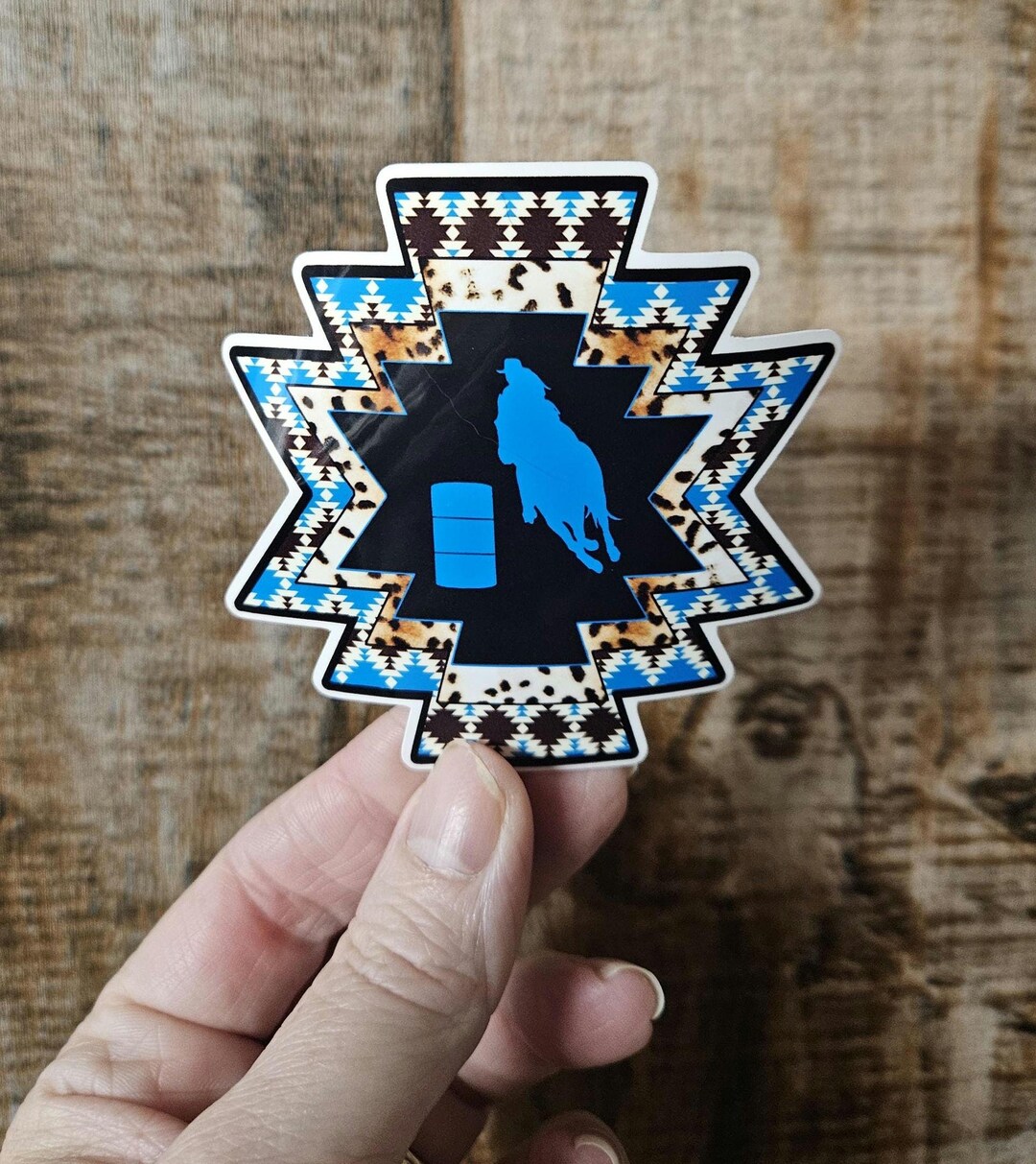 Horse Stickers, Barrel Racer Sticker, Horse Gift for Rodeo Lovers Abd ...