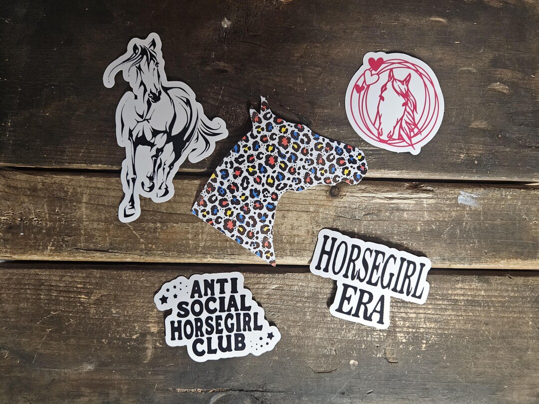 Horse Stickers, Barrel Racer Sticker Pack for Cowgirls, Sticker for ...