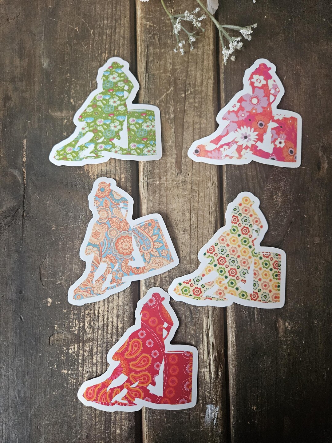 Horse Stickers, Barrel Racer Sticker Pack for Cowgirls, Sticker for ...