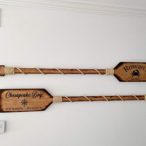 Nautical Paddle Decor-beach House, Lake House, Cabin and Personalized ...